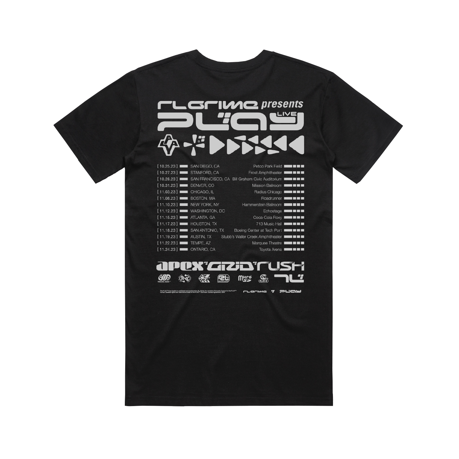 PLAY Tour Tee – RL Grime
